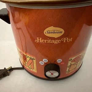 Kitchen | Vintage Sunbeam Heritage Crock Pot Slow Cooker 35 Qt | Poshmark